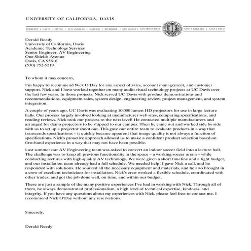 UCD Recommendation | PDF