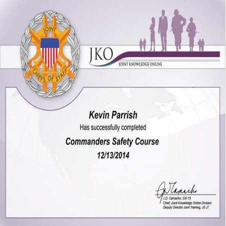Commanders Safety Course | PDF