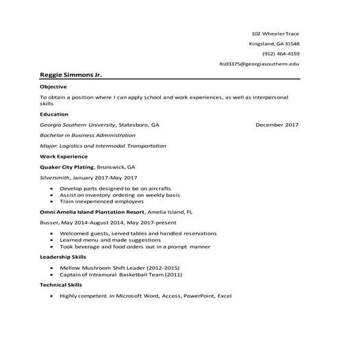 Ashley Anne Kruger Resume | PDF