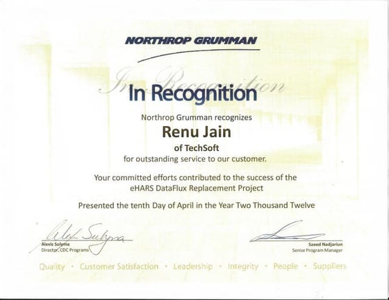 CDC Award Certificate - Portrait | PDF