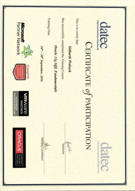 Oracle 11g Sql Fundamentals Pdf