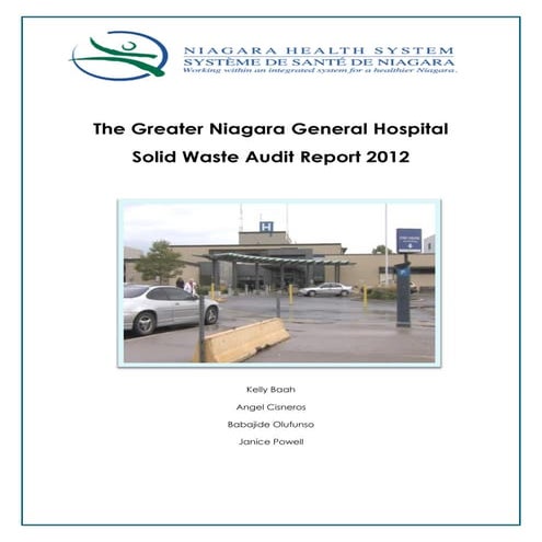 GNGH Waste Audit 2012 | PDF