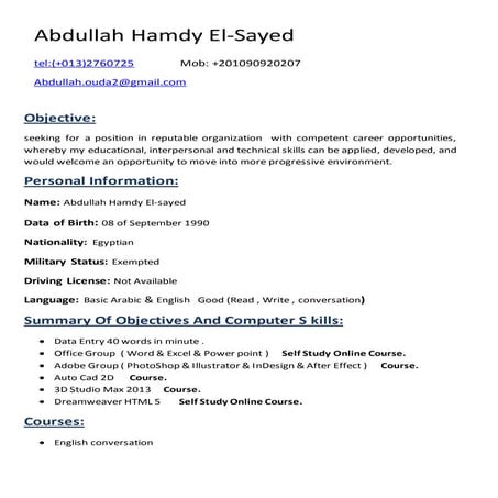 CV ABDULLAH | DOCX