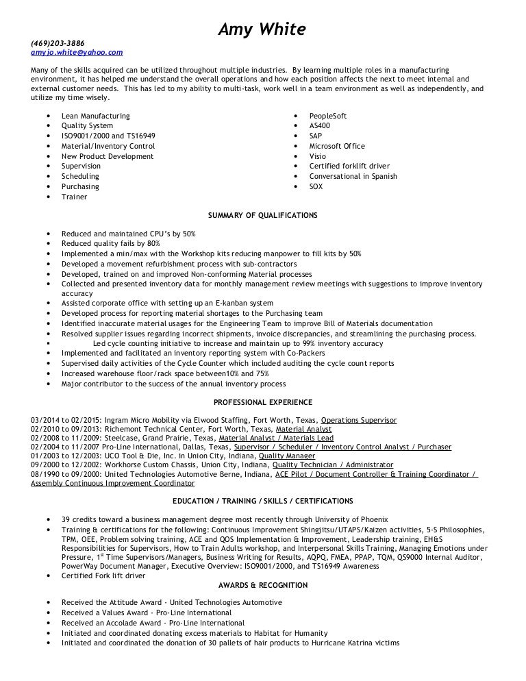 Amy Inventory Control Resume amy-inventory-control-resume