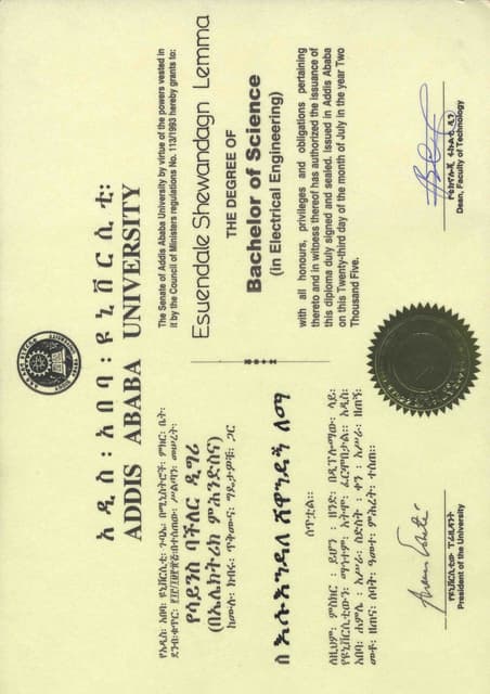 MSc degree certificate | PDF