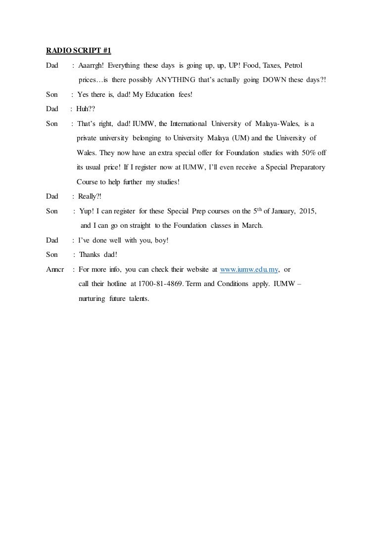 radio script (2)