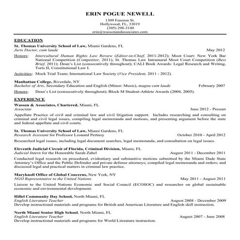 ERIN NEWELL Resume Updated 11.11