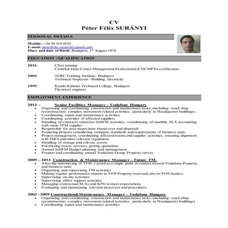 English CV | PDF