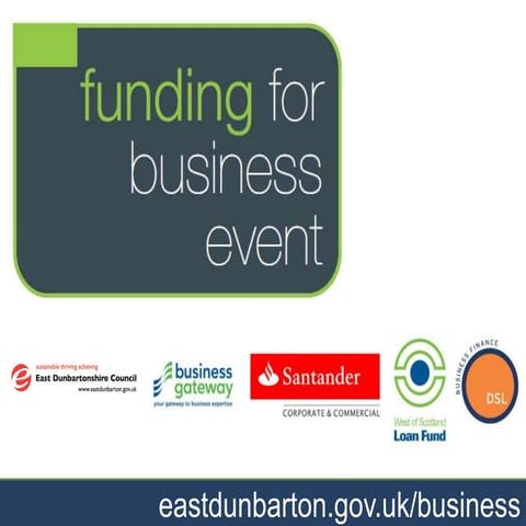 Funding for Business Event - 21/11/13 | PPTX