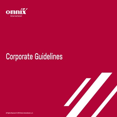 Omnix_Corporate_Guidelines_2013 | PPT
