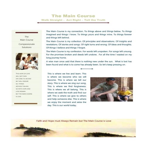 The Main Course | PDF