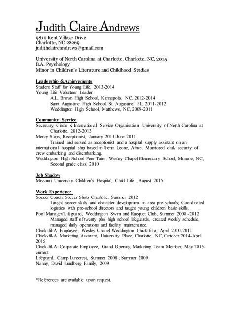 Jackie resume | PDF