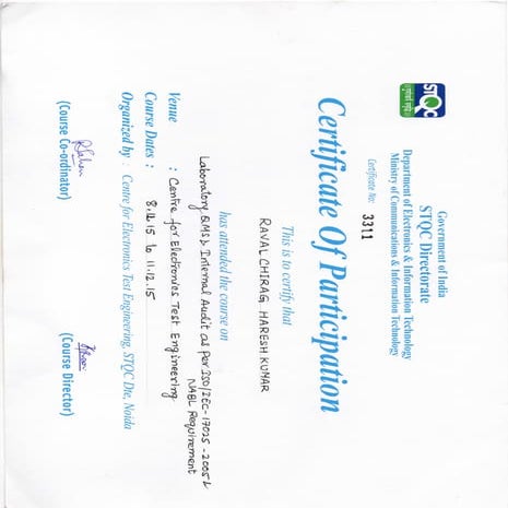 STQC Traininig - QMS & Internal Auditor | PDF | Business Accounting ...