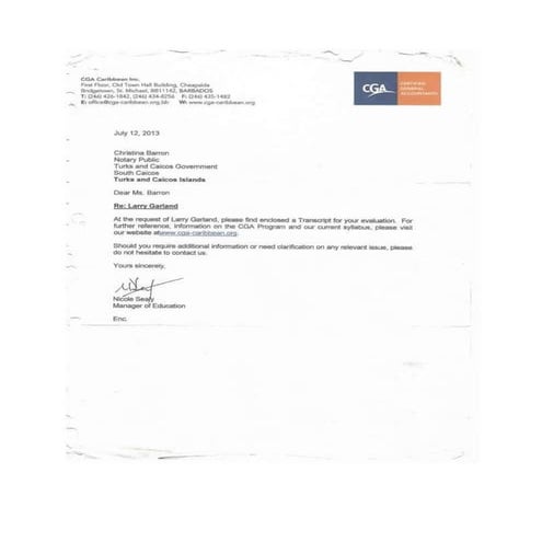 Cape Breton University Transcript | PDF