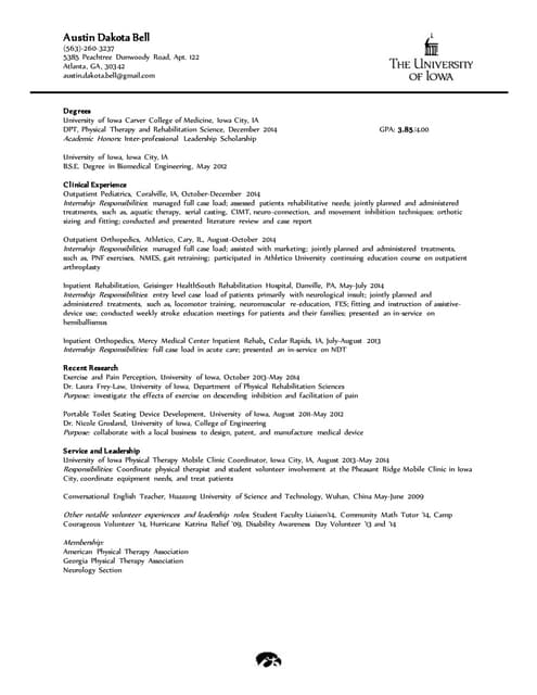 Current Resume | PDF