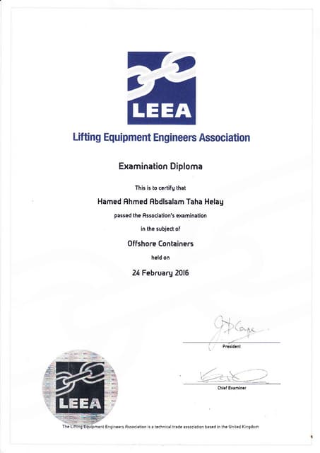 LEEA LIFTING EQUIPMENT GENERAL | PDF