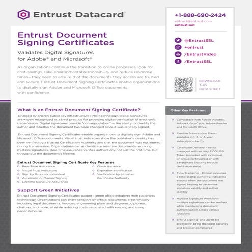 CoSign Digital Signatures: General Presentation | PPT