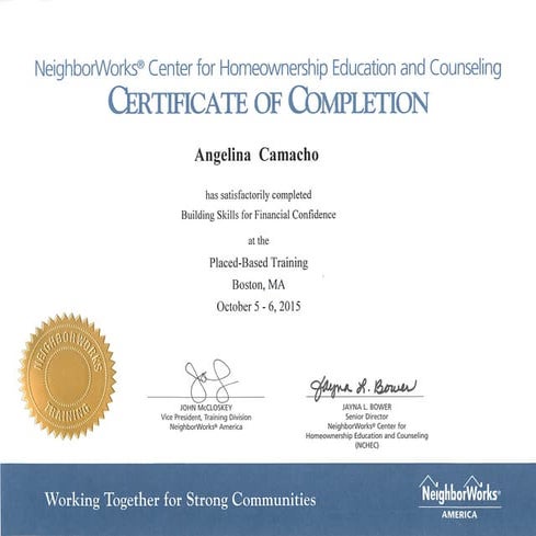 NCHEC Cert P2 C310 Completion AMC | PPT