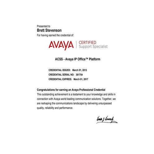 ACSS IP Office | PPT