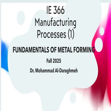 F5• A large group of manufacturing processes in which plastic ...