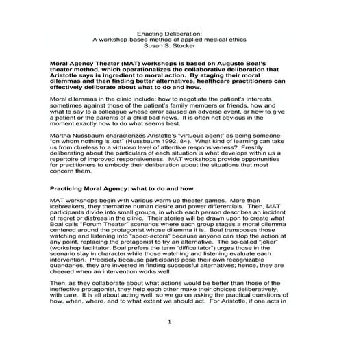 Enacting Deliberation | PDF