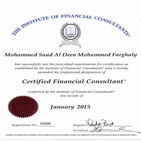 CFC Certificate | PDF | Business Accounting & Finance | Business