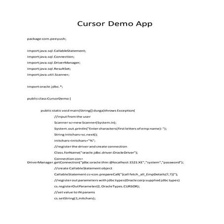 Cursor Demo App | PDF