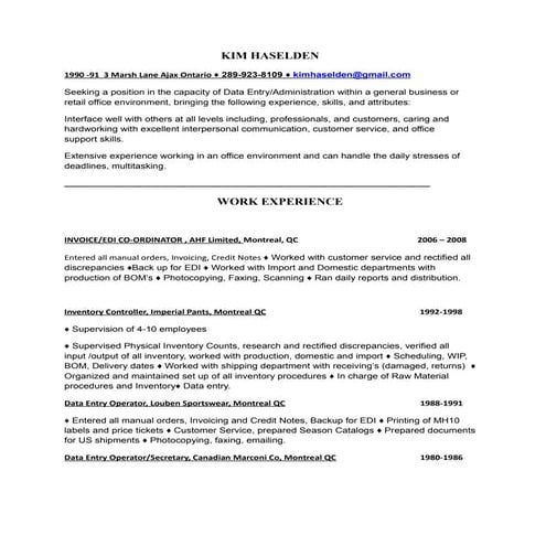 Stacey Simko's Resume | PDF