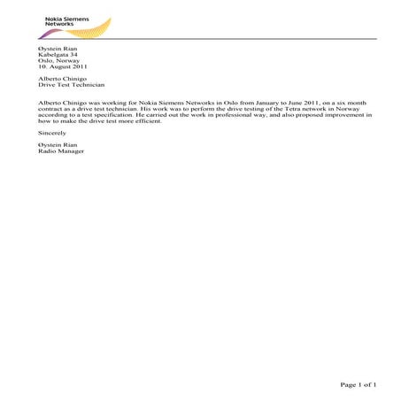 Reference letter NSN | PDF