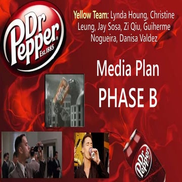 Media Plan To Improve Dr. Pepper's Brand Recognition | PPTX