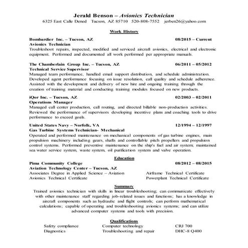 2016 Avionics Resume - block | DOCX
