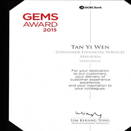 GEMS award | PDF