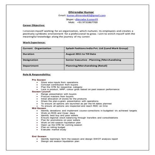 Dhirendar Resume | DOCX