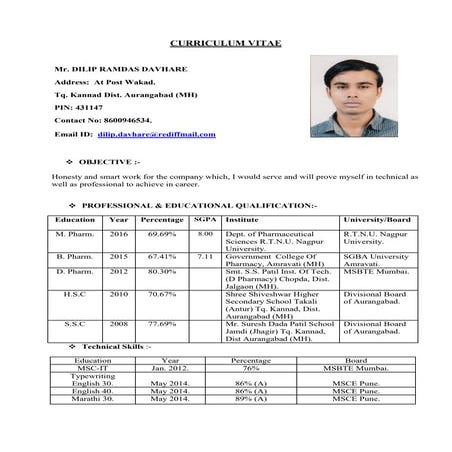 Dilip Resume | PDF