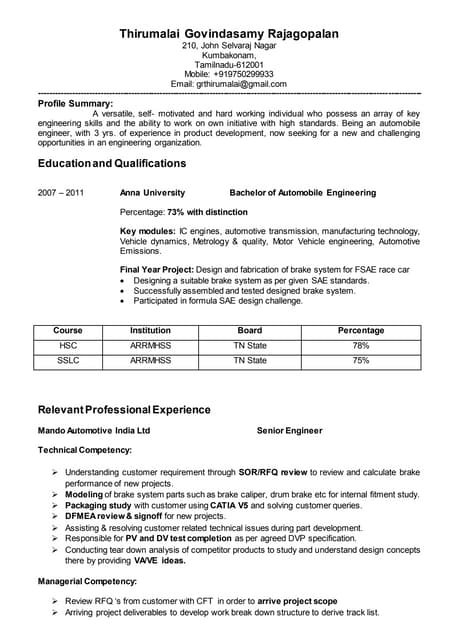 Subash resume | PDF