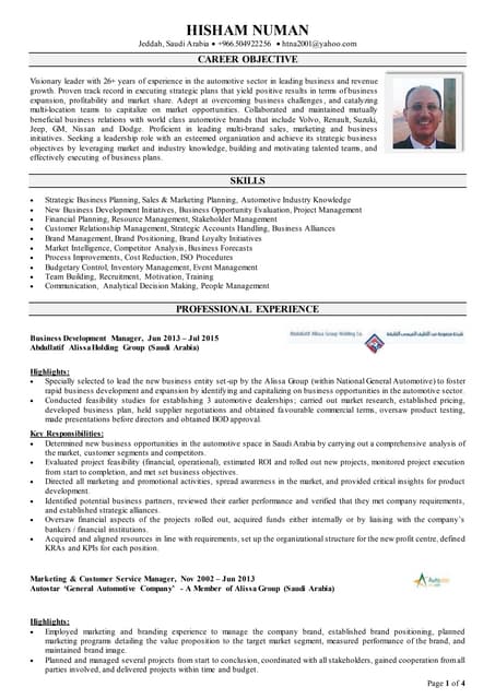 CV - Rajesh Panicker | DOC | Sales | Business