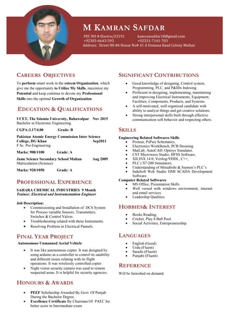 My cv | DOC | Technology & Computing