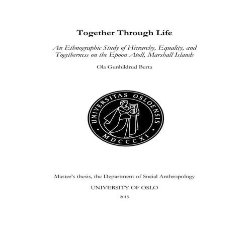 Together Through Life, Ola G. Berta | PDF