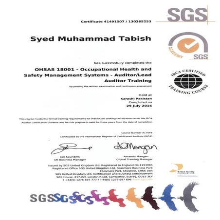 TABISH OHSAS_2212201619022400 | PDF