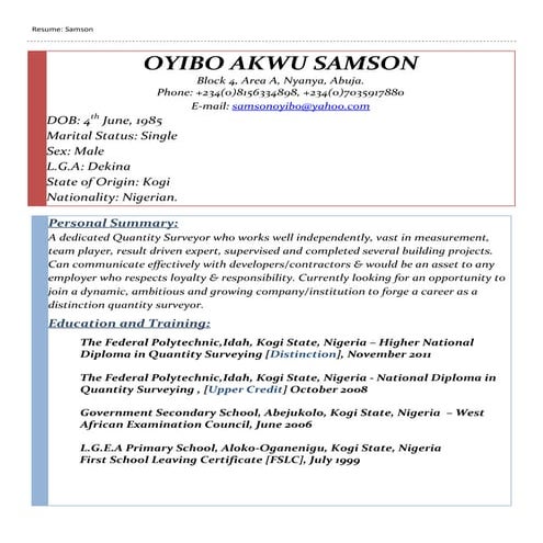 OYIBO AKWU SAMSON | PDF