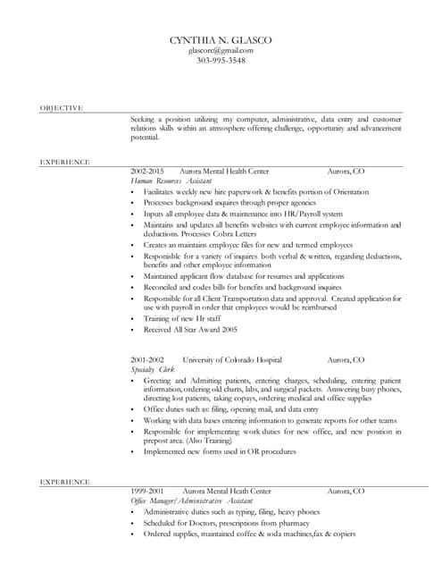 Corey resume | DOCX