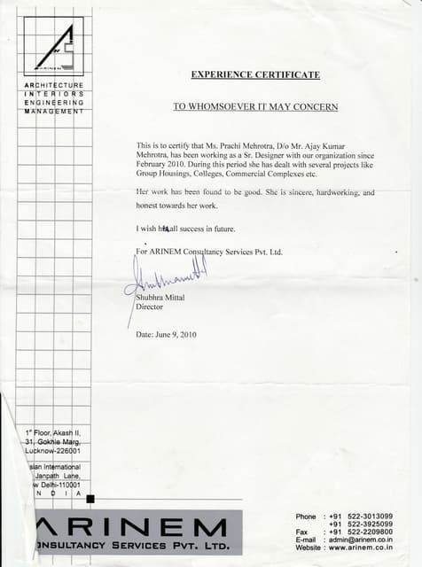 Abdus Saboor-Experience Letter- Bilytica Pvt Ltd | PDF