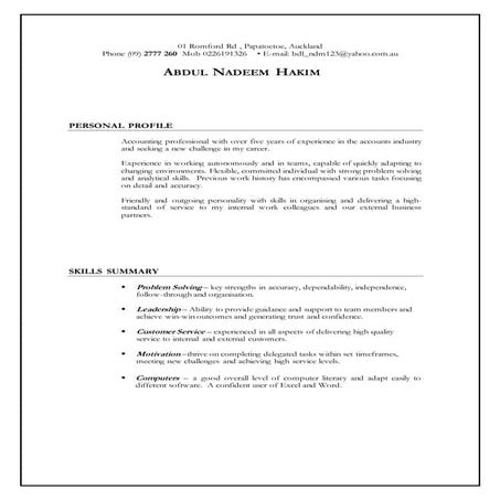 abdul cv 2014 | DOCX