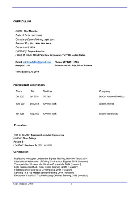 Clint Medellin presentations