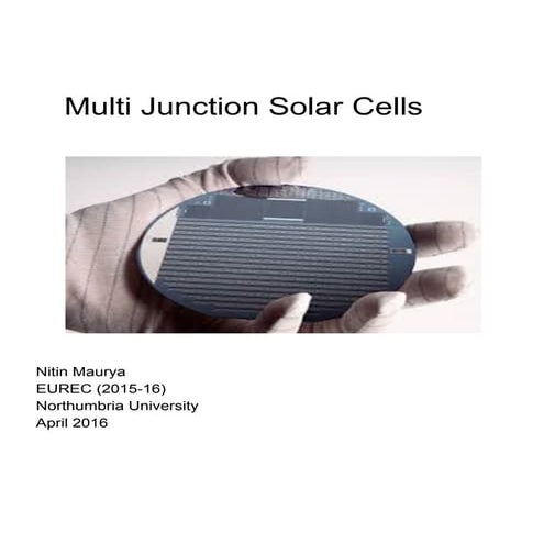 MultiJunctionSolarCells (1) | PDF