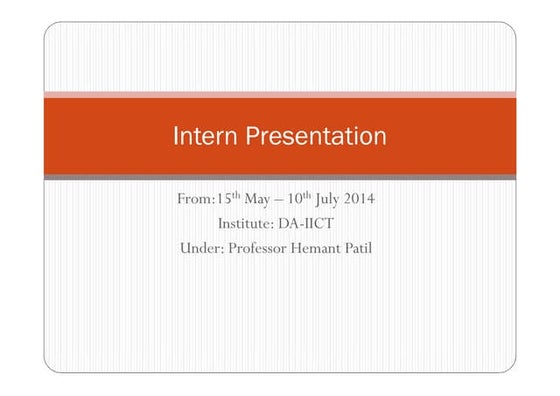 Co Op Intern Presentation | PPT