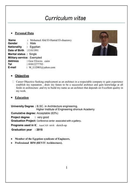 mona ragab c.v. | PPTX | Technology & Computing