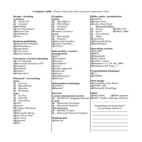 Computer Skills Finished | PDF