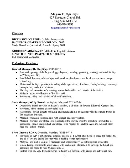 Cambria Richardson Resume | PDF