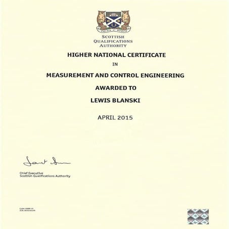 HNC Meas&Control | PDF